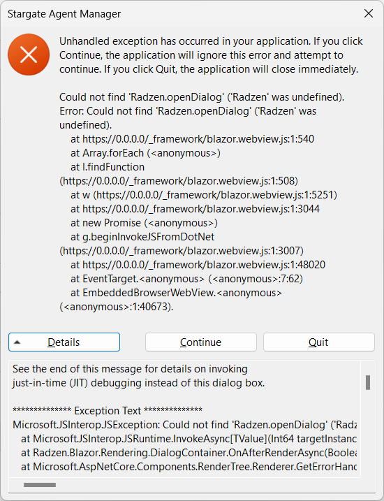 Blazor Hybrid NET8 Breaks DialogService Radzen Blazor Components