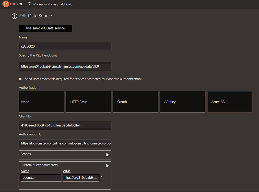 Oauth Azure Ad Radzen