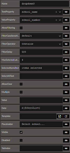 Drop down filter on datagrid causes runaway queries - Blazor Server - Radzen