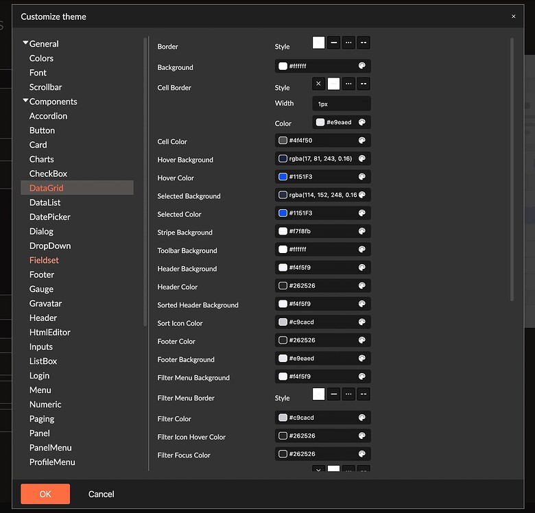 Easiest way to create and maintain a custom theme? - Radzen.Blazor Components - Radzen