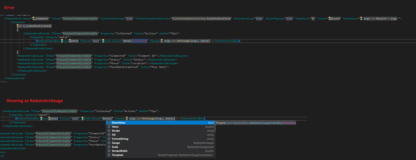 Cannot Resolve Symbol Radzenblazor Components Radzen