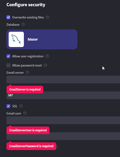 How to create new user - Radzen Blazor Studio - Radzen
