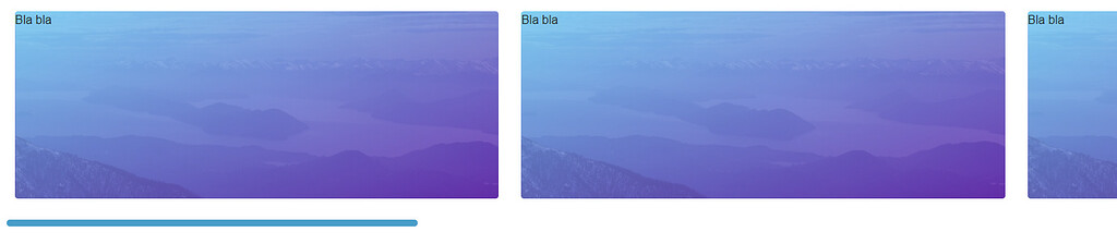 Horizontal scrolling of Cards from DataList - Radzen.Blazor Components ...