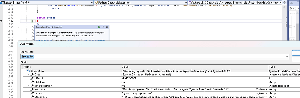 Feasible to do Enum Filter on Dynamic DataGrid? - Radzen.Blazor ...
