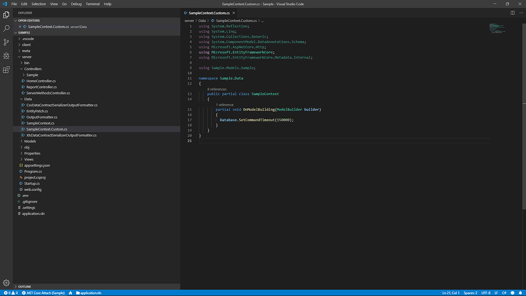 Invoke data source method increase timeout - Angular - Radzen