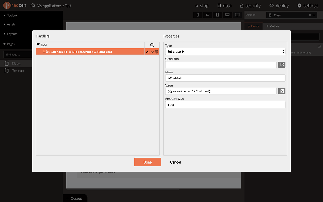 Basic Property Setting Of Textbox Value Not Binding Blazor Server Radzen