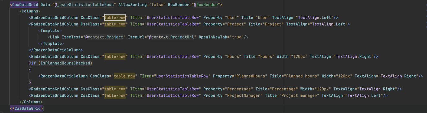 How to align data in DataGrid columns? - Radzen.Blazor Components - Radzen How to align data in DataGrid columns? - Radzen.Blazor Components - Radzen