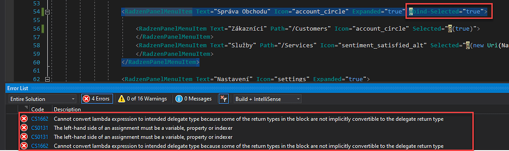 RadzenPanelMenuItem @bind-Selected error - Radzen.Blazor Components ... RadzenPanelMenuItem @bind-Selected error - Radzen.Blazor Components ...