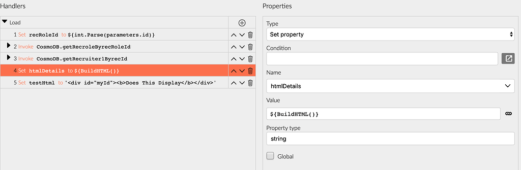 HTML Component not displaying HTML - Blazor Server - Radzen