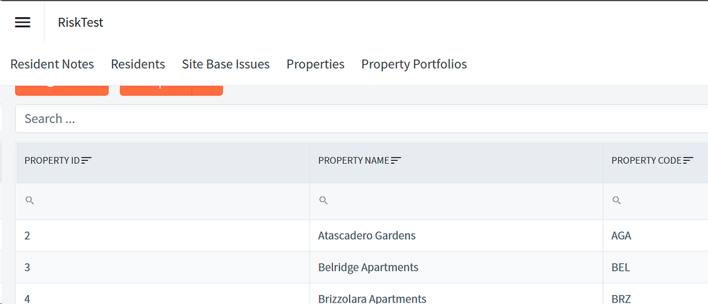 Menu Navigation Template - Blazor Server - Radzen
