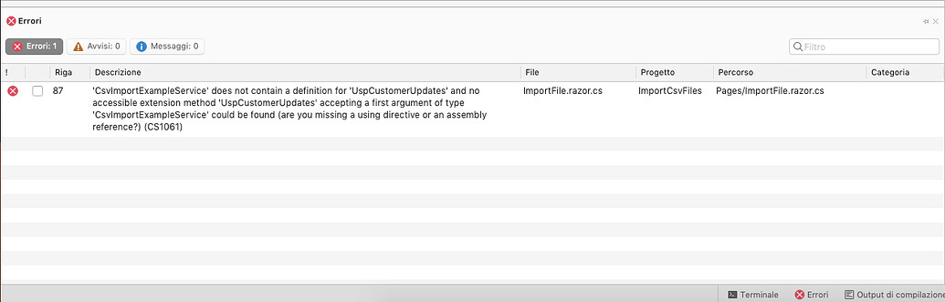 How to import a CSV/Excel File into your Database - Blazor Server - Radzen