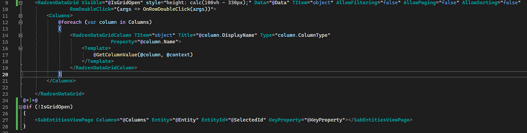 DataGrid loses scroll posistion - Blazor WebAssembly - Radzen