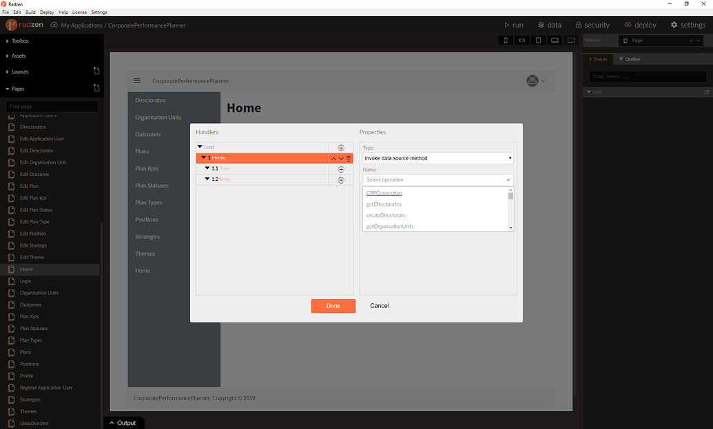 Blazor - Custom Methods - Blazor Server - Radzen
