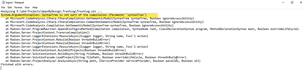 .sln that contains console project generates errors - Radzen Blazor ...