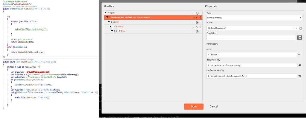 File upload save to database another name - Radzen.Blazor Components ...