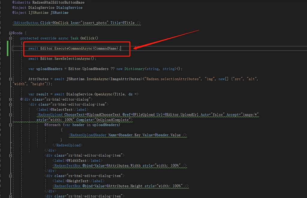 RadzenHtmlEditor Execute can not work success - Radzen.Blazor ...