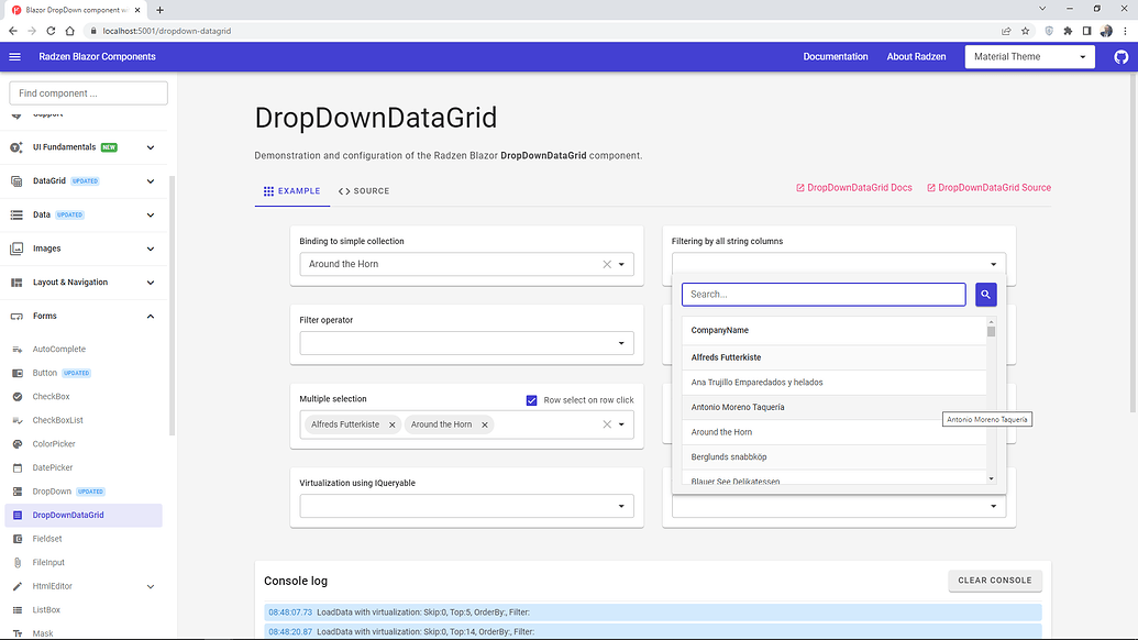 Blazor RadzenDropDwopnDataGrid RowRender: "no overload matches delegate" - Radzen.Blazor ...