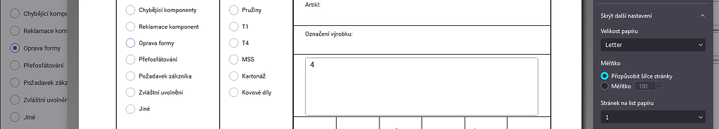 Radio Button list during window.print() doesn't show checked line :( - Angular - Radzen