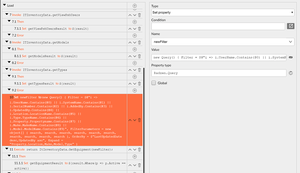 IsLoading indicator never ends - Blazor Server - Radzen