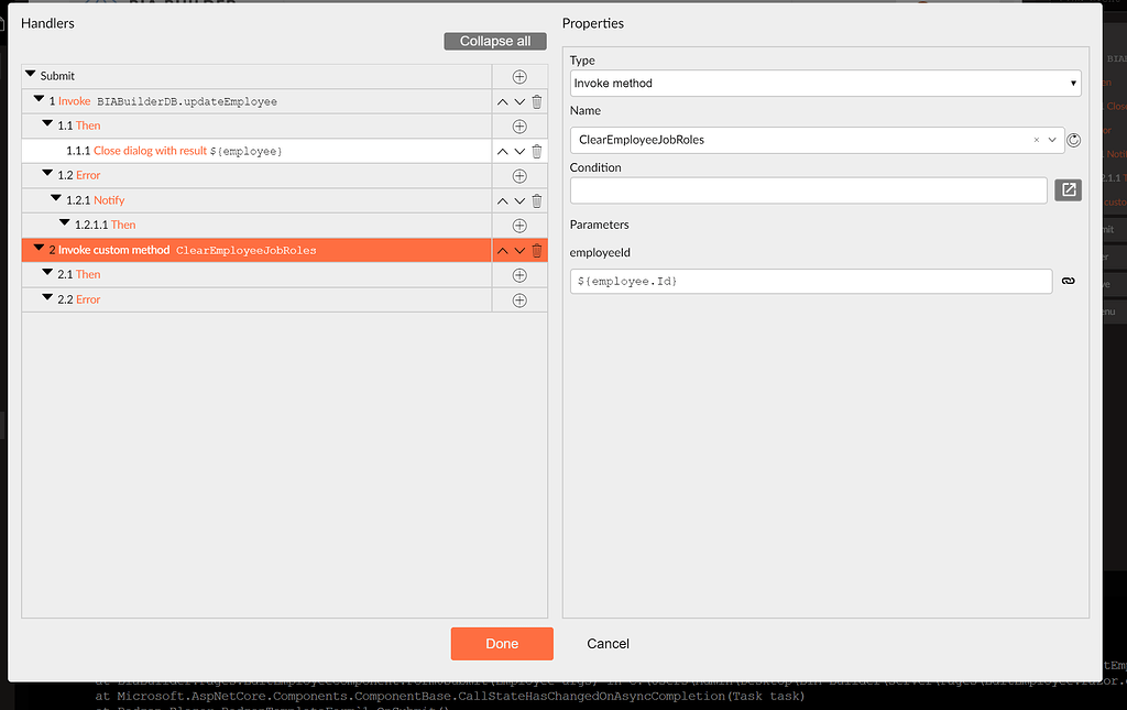 Delete multiple records from a junction table - Blazor Server - Radzen