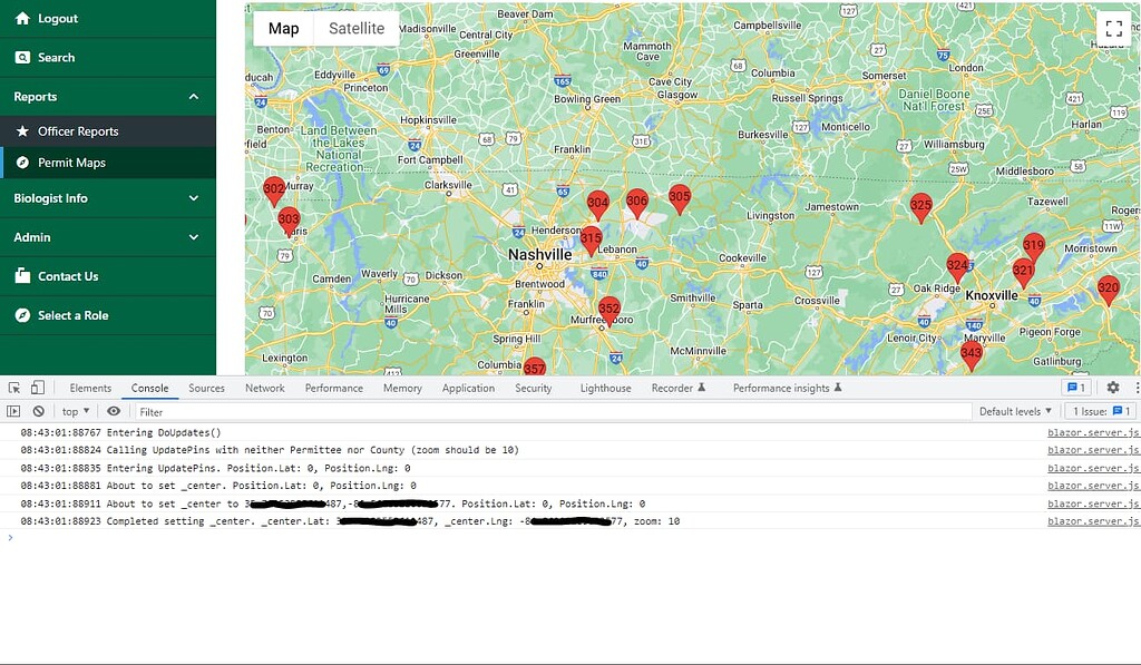 GoogleMap API functionality change? - Blazor Server - Radzen