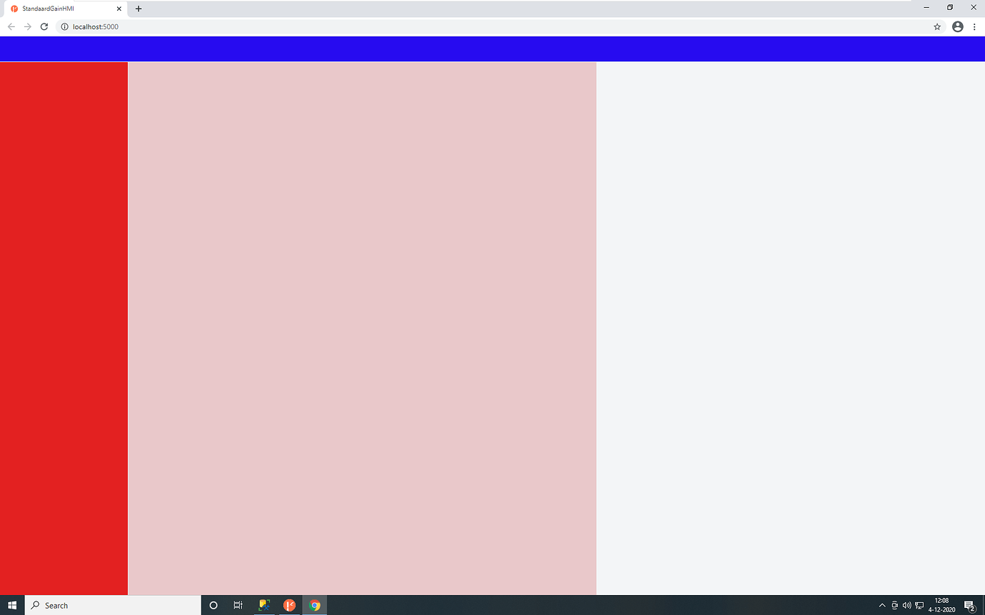 Sidebar error message - Radzen Studio (Blazor Server) - Radzen