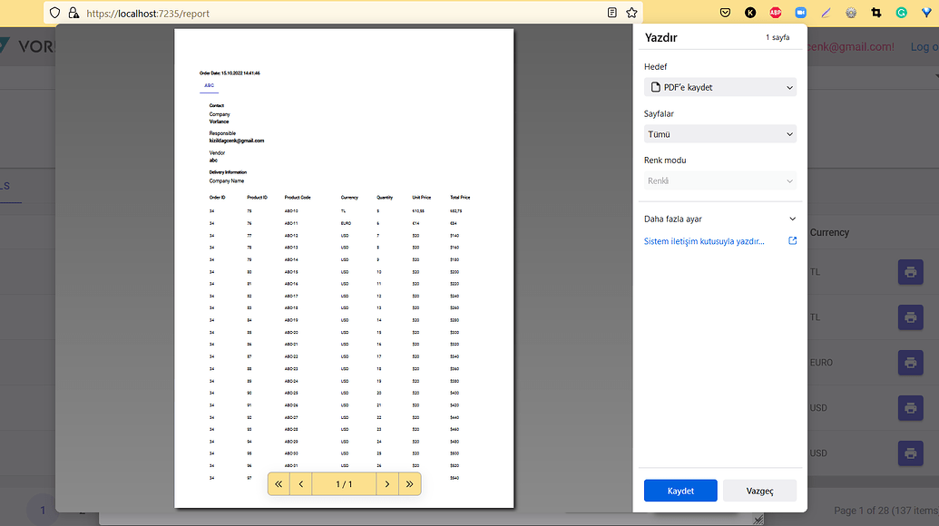 DataGrid How to display all of the records when printing? - Radzen.Blazor Components - Radzen