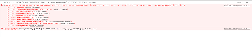 Split button in grid - Angular - Radzen