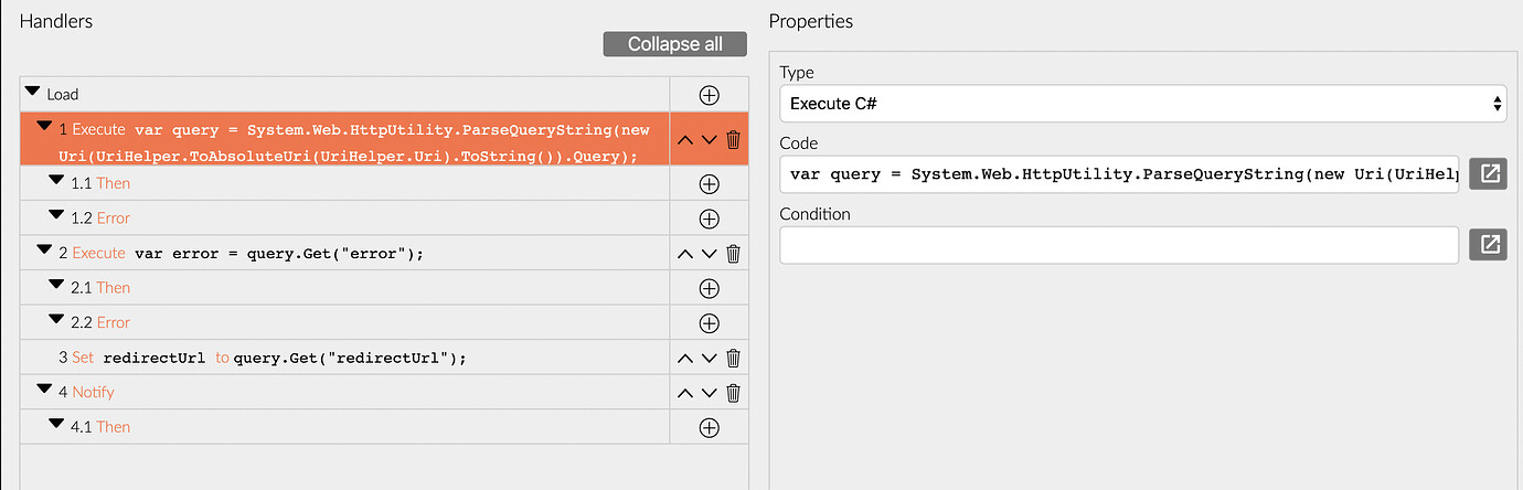 How to read page url/query parameter? - Blazor Server - Radzen