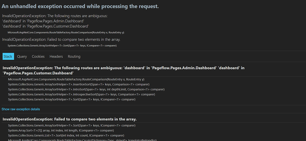 Pages organization problem - Radzen Blazor Studio - Radzen