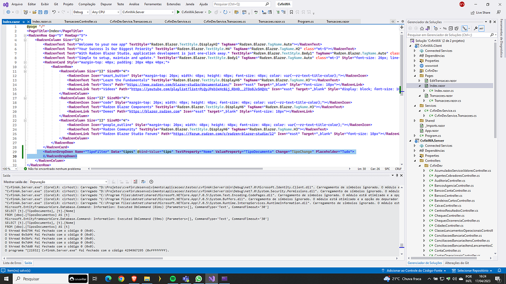 Change Event Not Firing In DropDownDataGrid Radzen Blazor Components change-event-not-firing-in-dropdowndatagrid-radzen-blazor-components