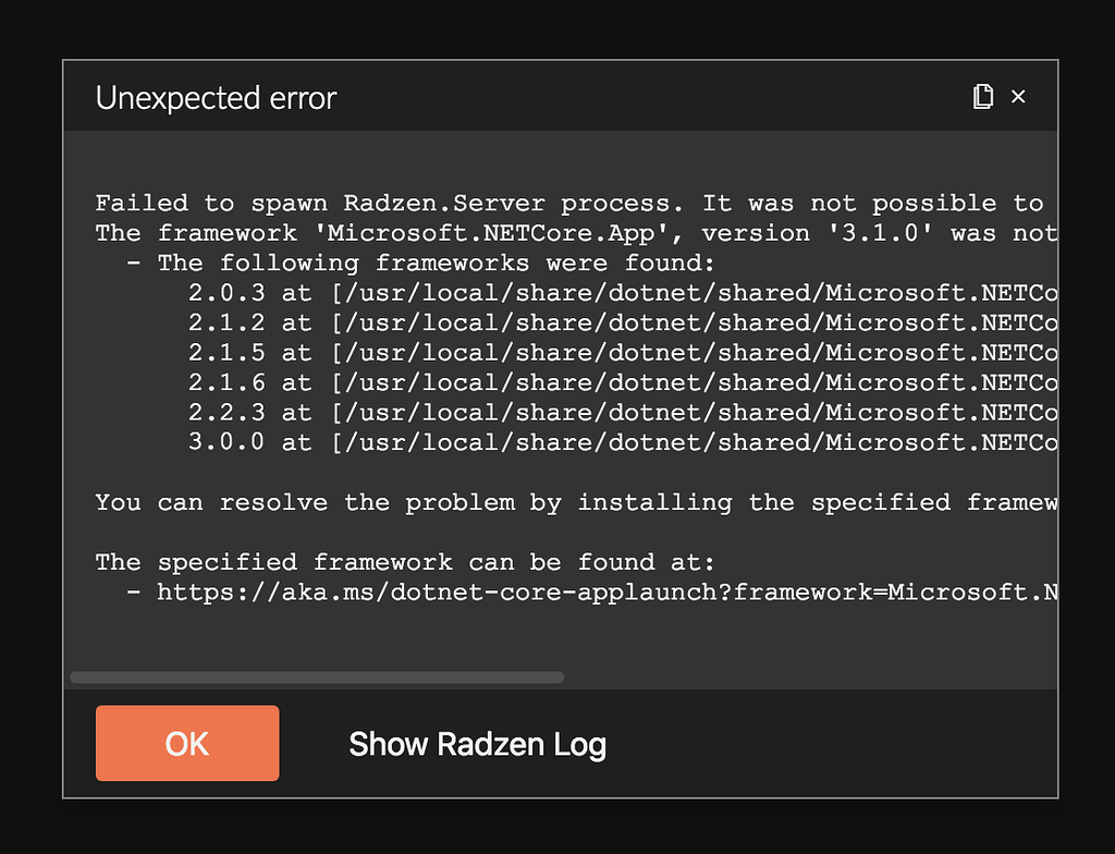 Radzen and .NET Core 3.1 - Blazor Server - Radzen