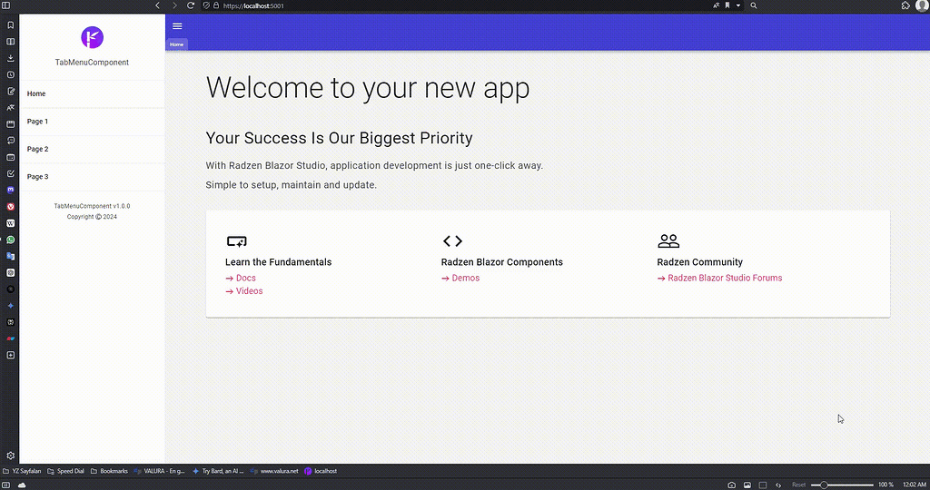 A Tab Navigation/Menu Component for Blazor/Radzen Applications - Radzen ...