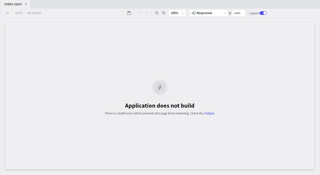 New Blazor Web App Build Error .NET 8 - Radzen Blazor Studio - Radzen
