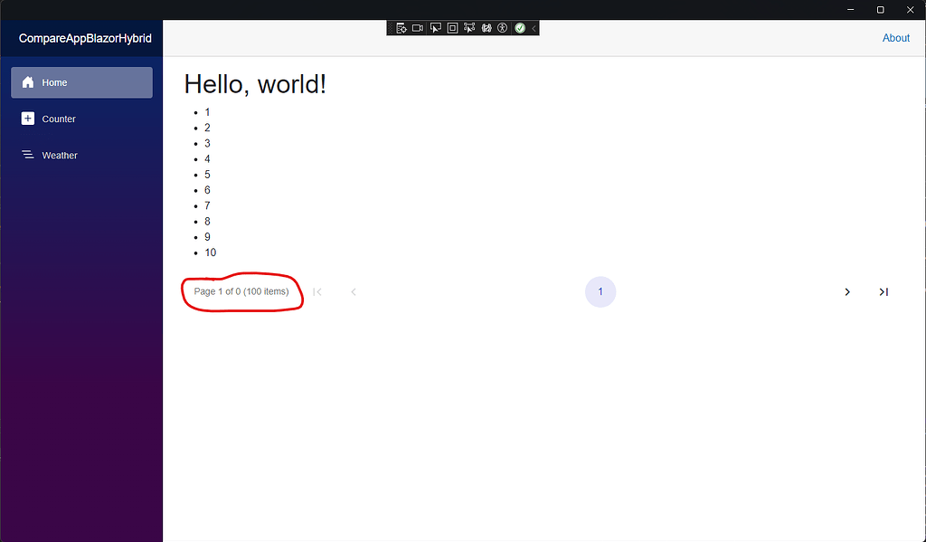 RadzenPager does not initialize on MAUI Blazor Hybrid apps - Radzen.Blazor Components - Radzen