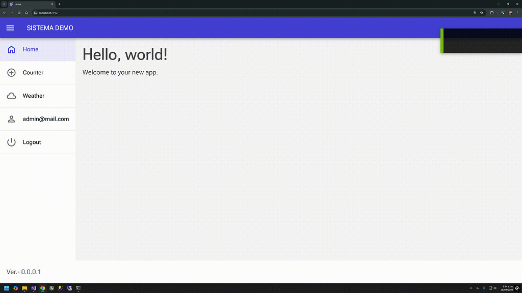 Sidebar not expand when navigate in Account pages (Blazor) - Radzen.Blazor Components - Radzen