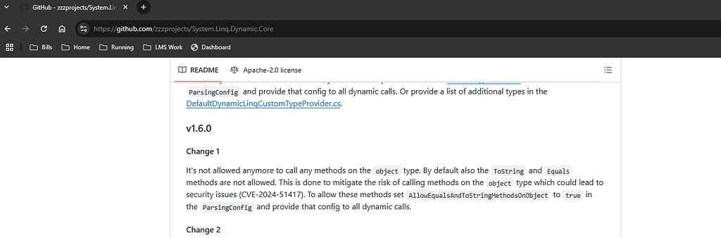 Dropdown Stopped working after System.Linq.Dynamic.Core upgrade to 1.6 ...