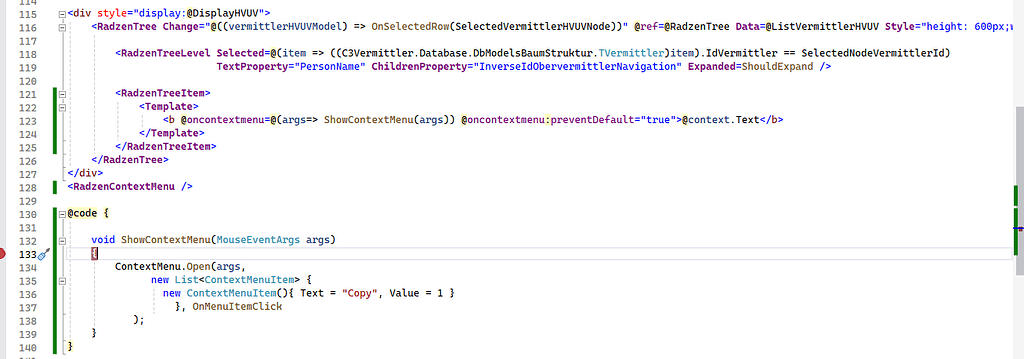 Context Menu In Radzen Tree Radzen Blazor Components Radzen