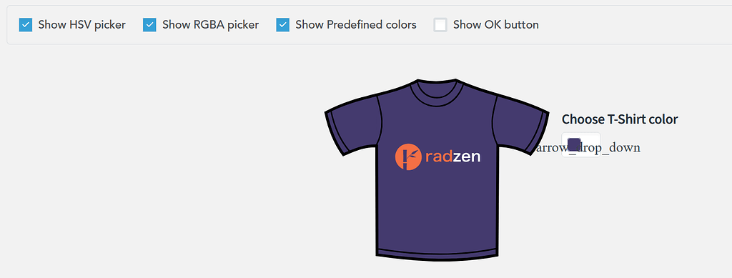 ColorPicker css issue - Radzen.Blazor Components - Radzen