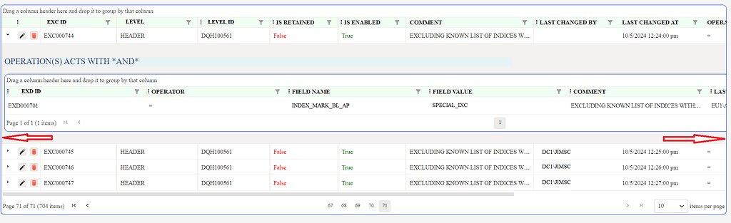 Child Grid Going beyond the bordered size of Master Grid - Radzen ...