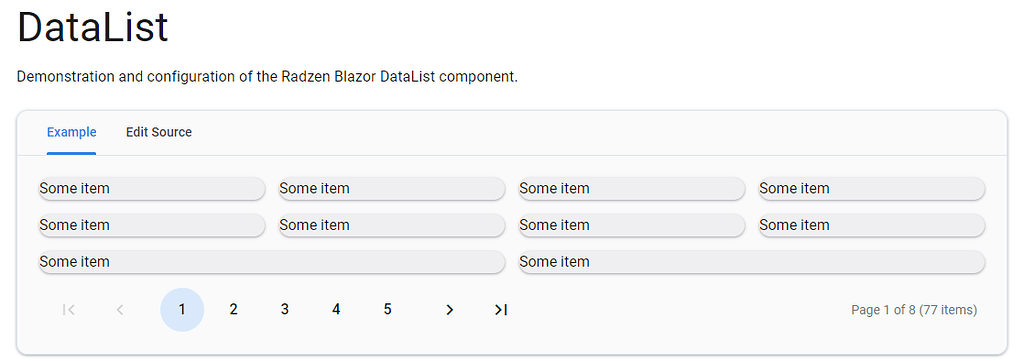 RadzenDataList items alignment - Radzen.Blazor Components - Radzen