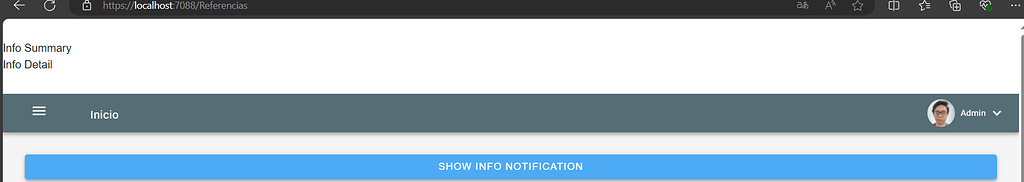 Notifications not working - Radzen.Blazor Components - Radzen