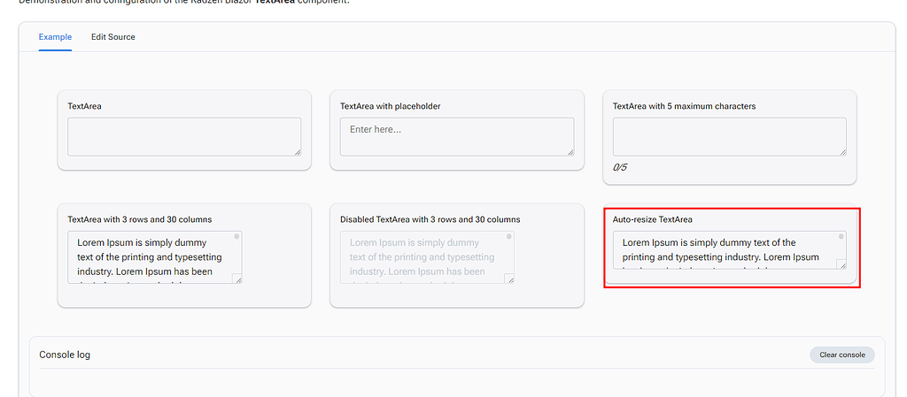 TextArea Auto-Resizing Issue - Radzen.Blazor Components - Radzen