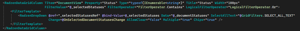 DataGrid Clear All Filters Button - Radzen.Blazor Components - Radzen DataGrid Clear All Filters Button - Radzen.Blazor Components - Radzen