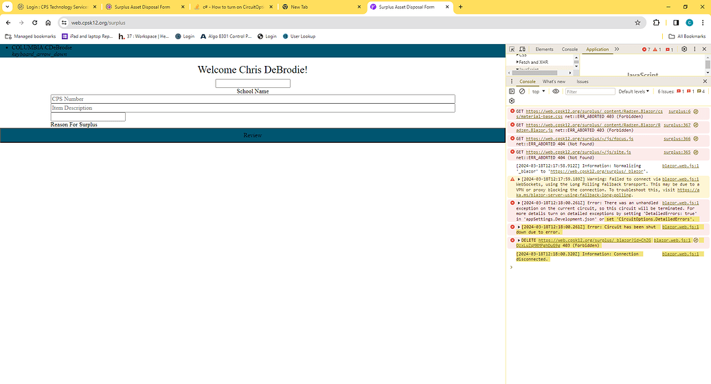 Errors When Loading Css And Js Files In My Blazor App Once I Deploy It 4259