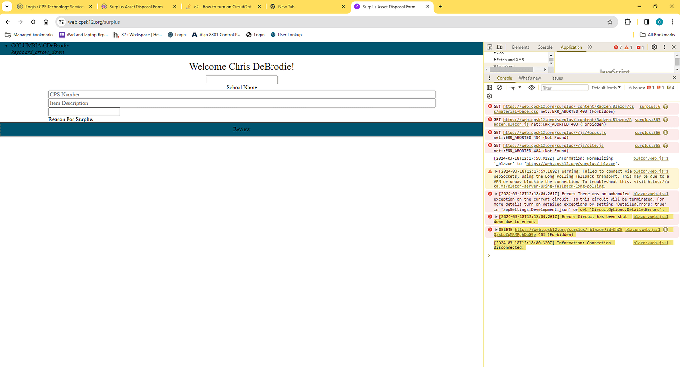 Errors When Loading Css And Js Files In My Blazor App Once I Deploy It 2525