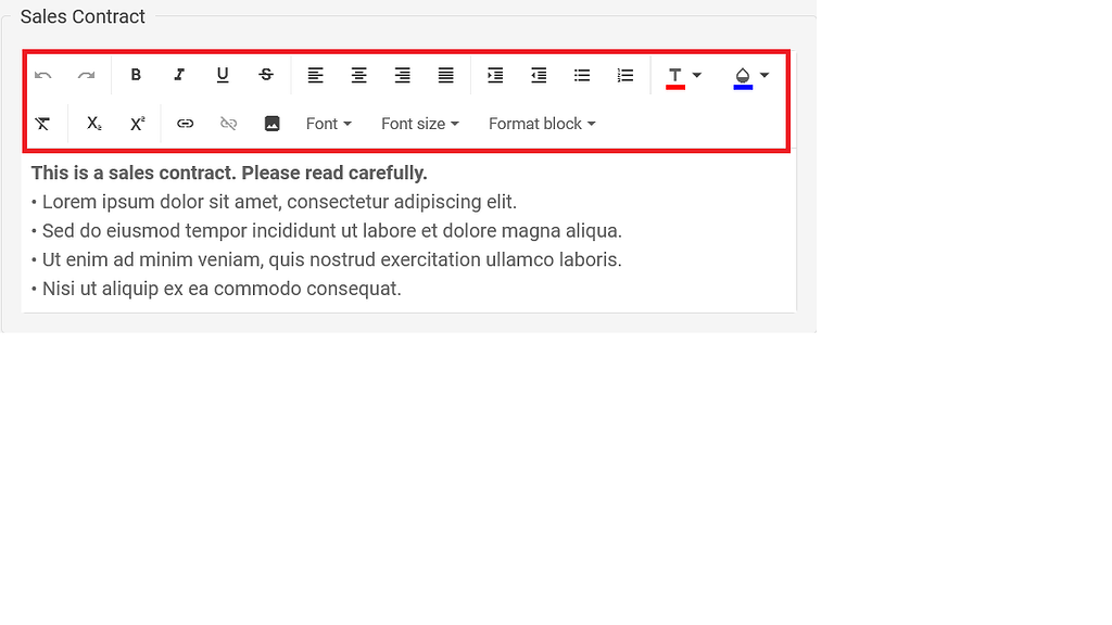 HTML Editor - how to limit editing options? - Radzen.Blazor Components - Radzen