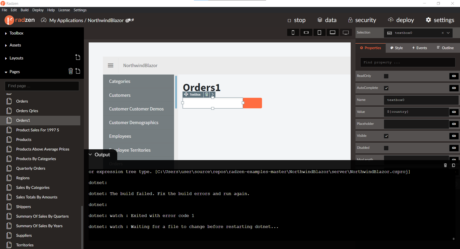 Duplicate columns with same property cannot display different titles - Blazor Server - Radzen