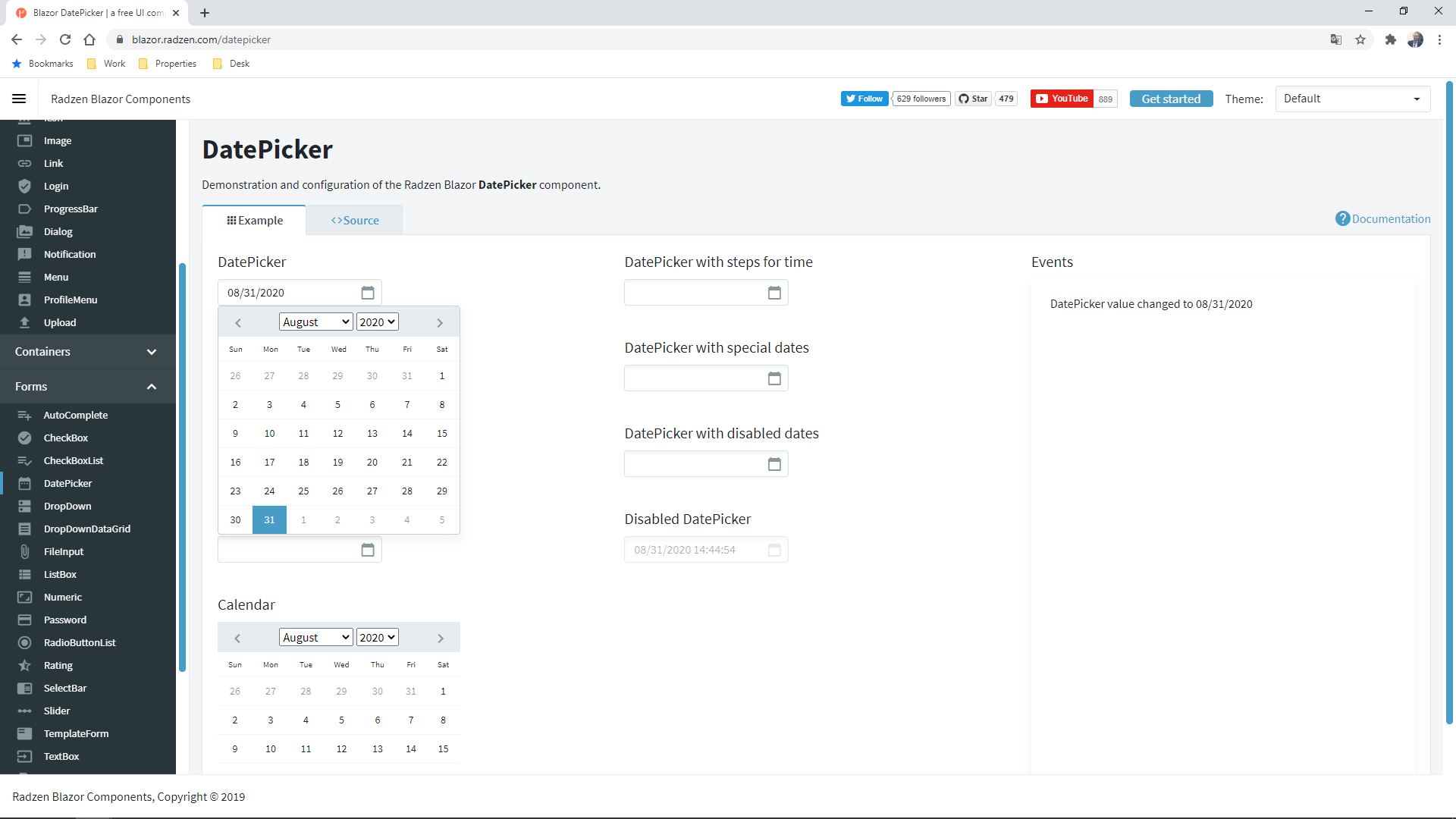 RadzenNumeric - Blazor Server - Radzen