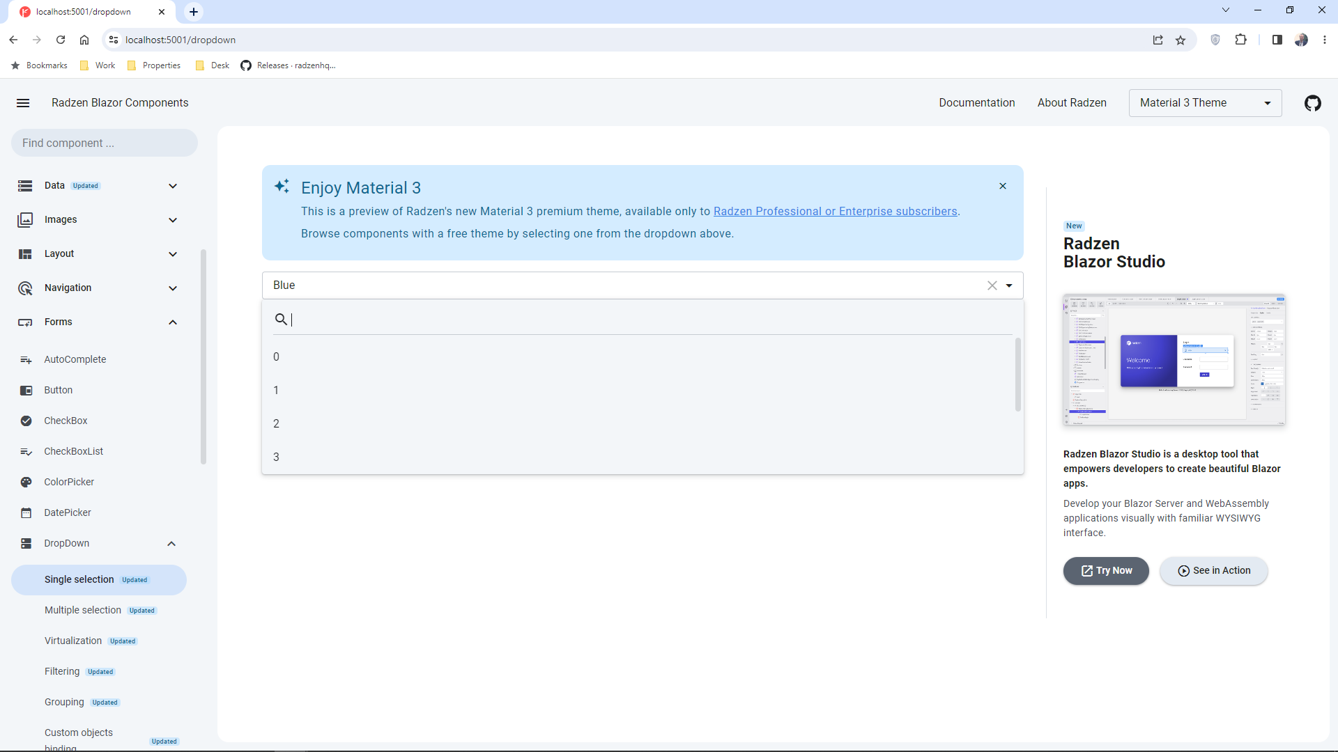Bug with RadzenDropDown when filtering enums - Blazor Server - Radzen